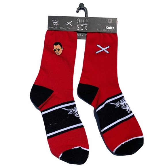 ODDSOX | Underwear & Socks | Oddsox Wwe The Rock One Size Red And Black ...